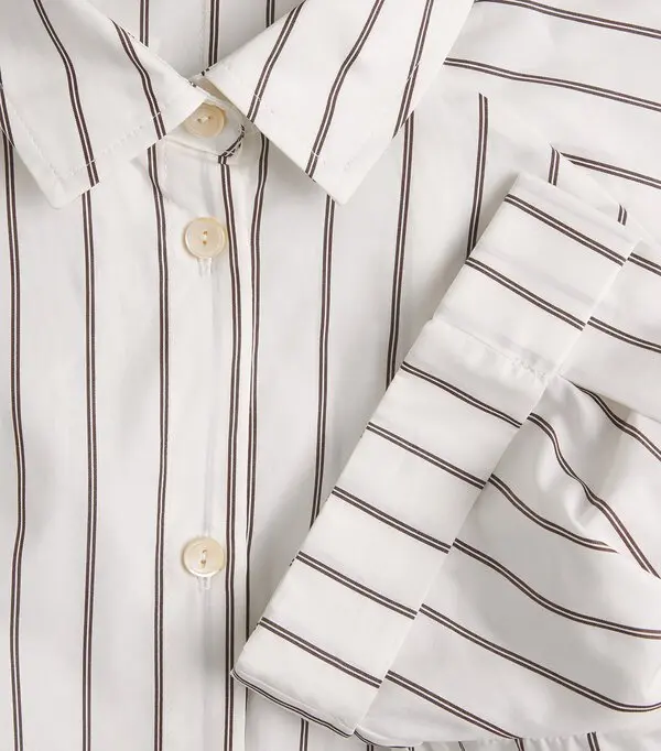 Palmer//harding Cotton Stripe Vessel Shirt
