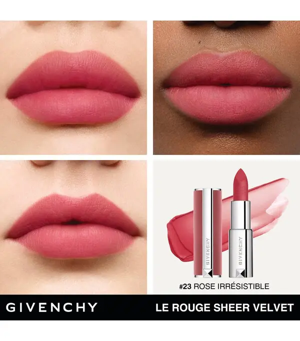 Givenchy Le Rouge Sheer Velvet Refillable Matte Lipstick - Pink