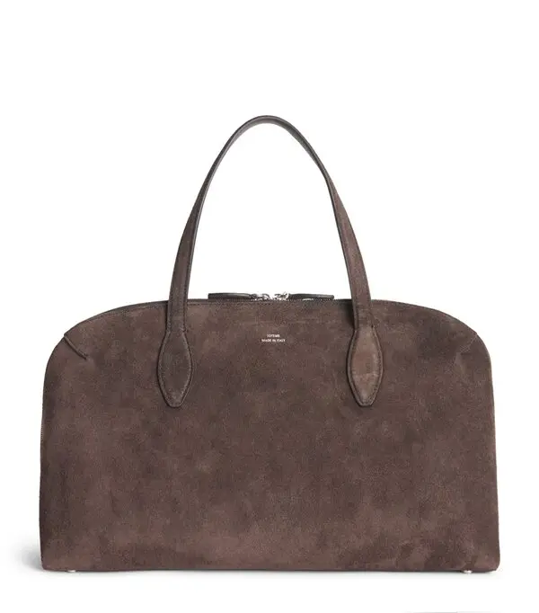 TOTEME Day Medium Suede Shoulder Bag