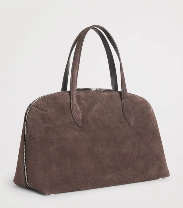 TOTEME Day Medium Suede Shoulder Bag