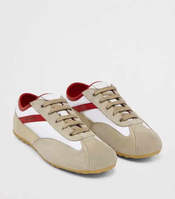 Alexander McQueen Leather Boxe Sneakers