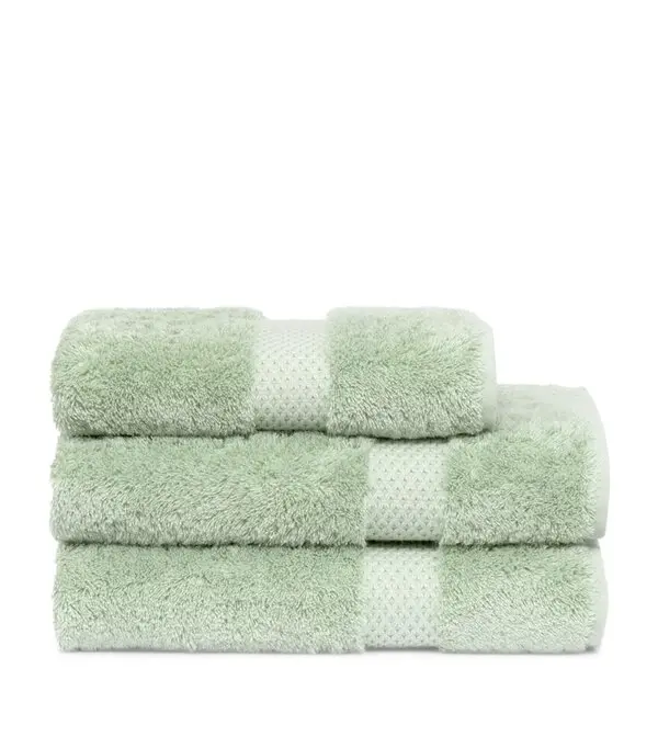 YVES DELORME Etoile Bath Towel - Green