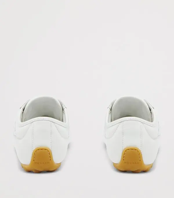 Alexander McQueen Calfskin Boxe Sneakers - Nude