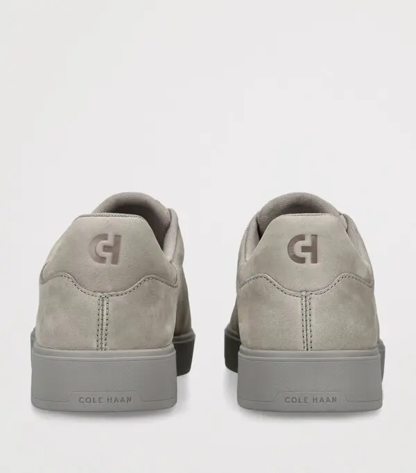 Cole Haan Grandprø Luxe Leather Slip-on Sneakers - Grey