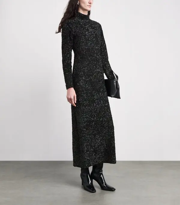 Adam Lippes Sequinned Samadhi Midi Dress