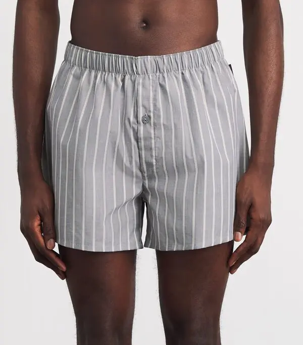 Hanro Cotton Woven Boxer Shorts