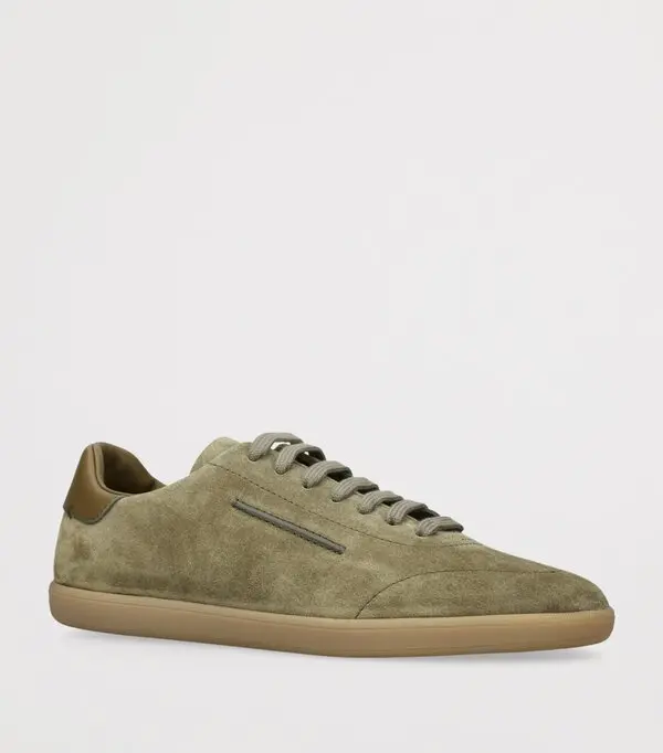 Zegna Suede 232 Sneakers - Green