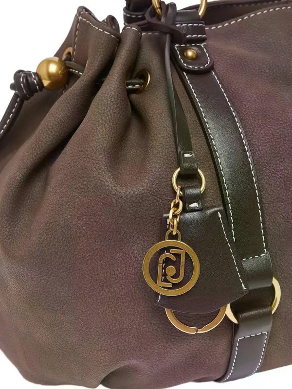 Liu Jo Large Drawstring Shoulder Bag With Charm Detail