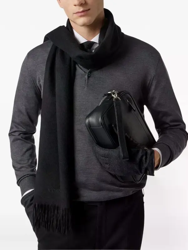 Corneliani Fringed Scarf
