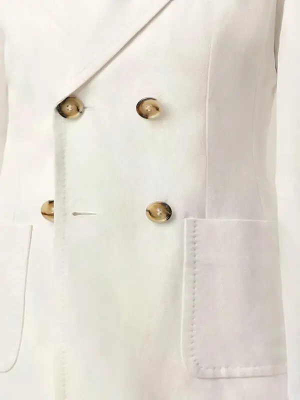 Ami Linen Double Breasted Jacket