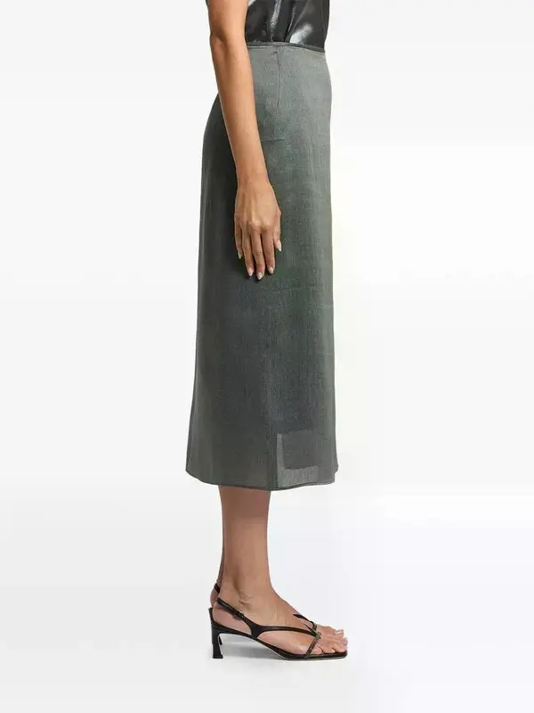 Peserico Side-slit Midi Skirt