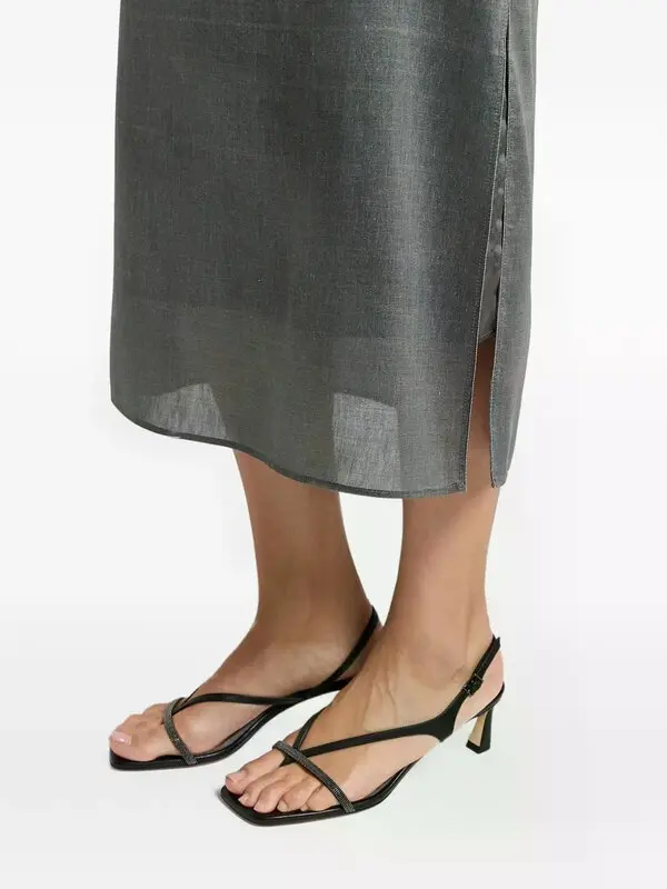 Peserico Side-slit Midi Skirt