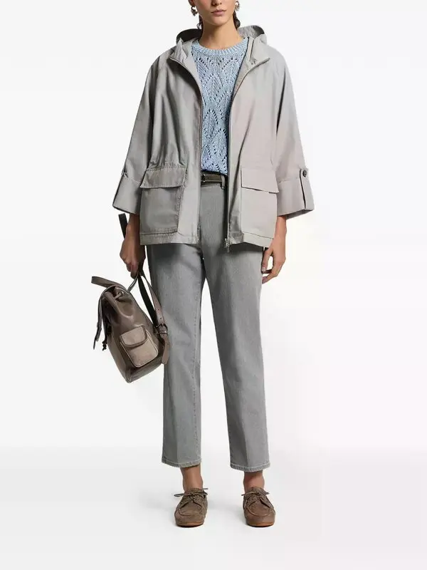 Peserico Hooded Parka Coat