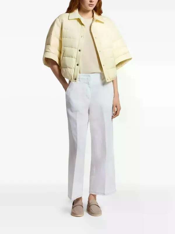 Peserico Short-sleeve Buttoned Jacket
