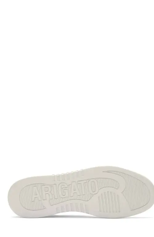 Axel Arigato Dice Lo Cracked Leather Sneakers - Beige/dark Grey