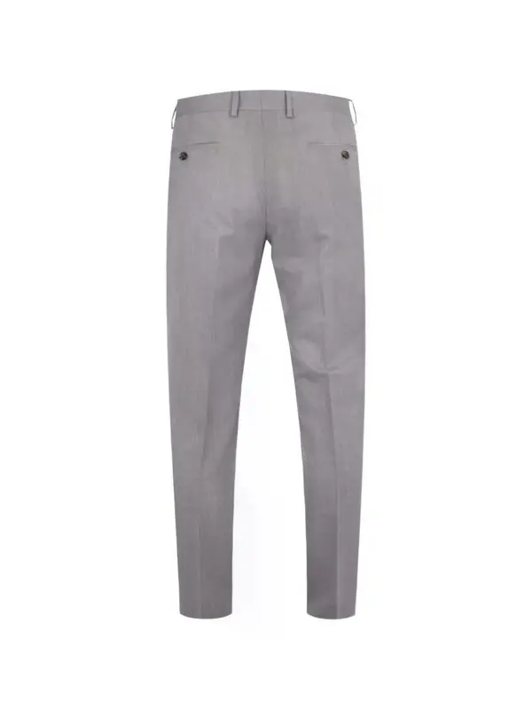 LARDINI Buttoned Wool Trousers