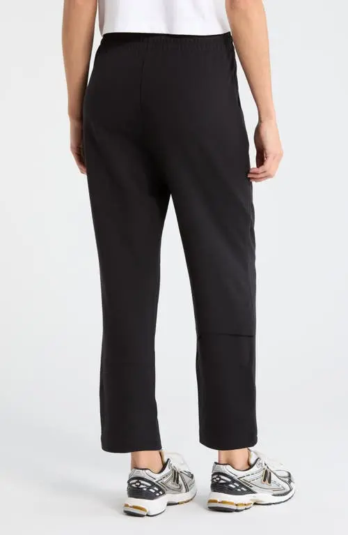Zella Tempo Terry Ankle Pants - Black