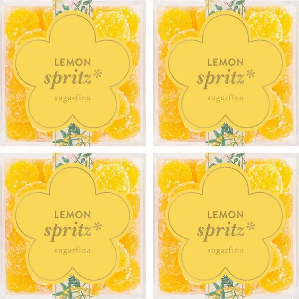 SUGARFINA Garden Set Of 4 Lemon Spritz Candy Cubes - No Color