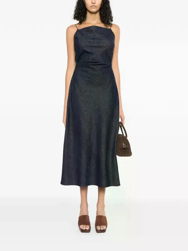 LESS Fitted Waist Slip Dress