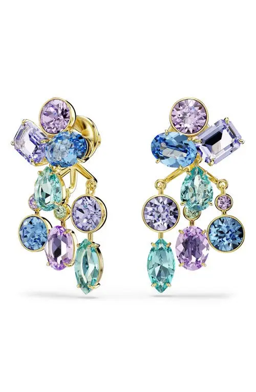 SWAROVSKI Gema Crystal Jacket Earrings - Gold/multi