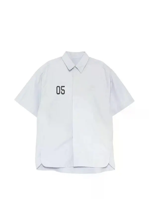 CROQUIS Number Logo Short-sleeve Shirt - Grey