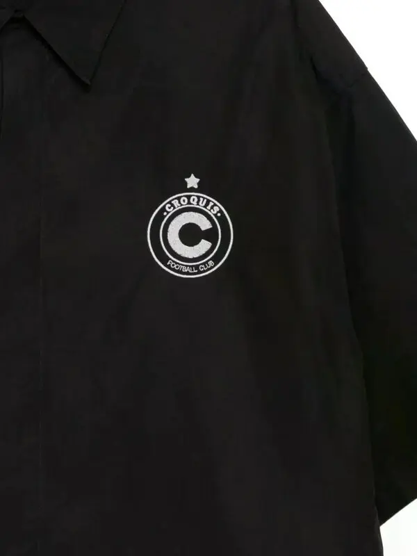 CROQUIS Logo-embroidered Shirt