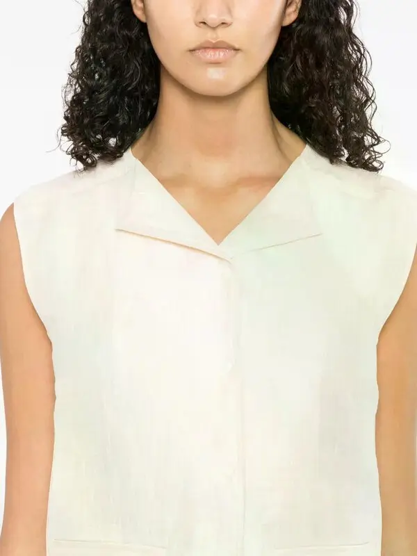 LESS V-neck Sleeveless Vest