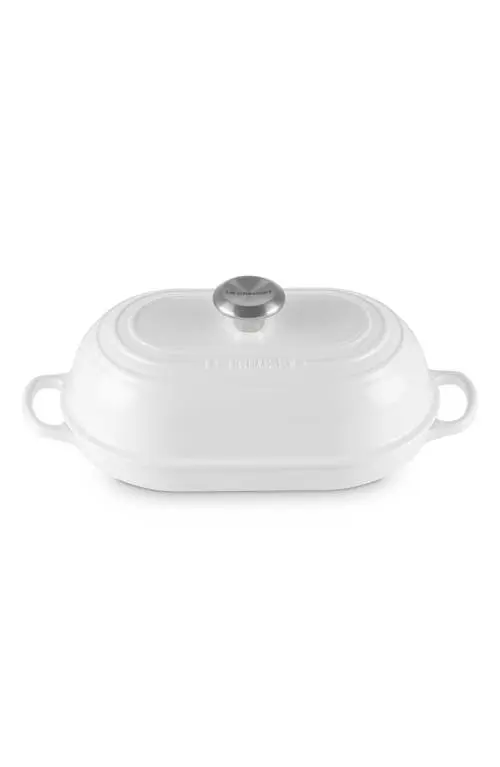 LE CREUSET Signature Cast Iron Bread Oven - White