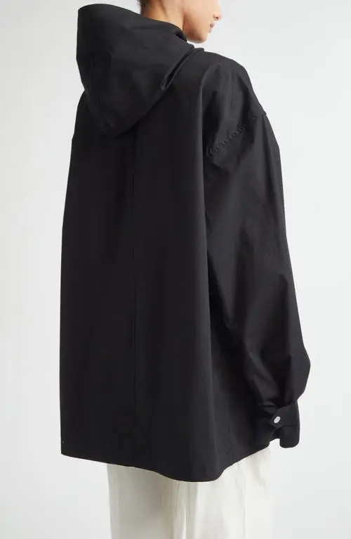TOTEME Technical Cotton Scarf Jacket - Black