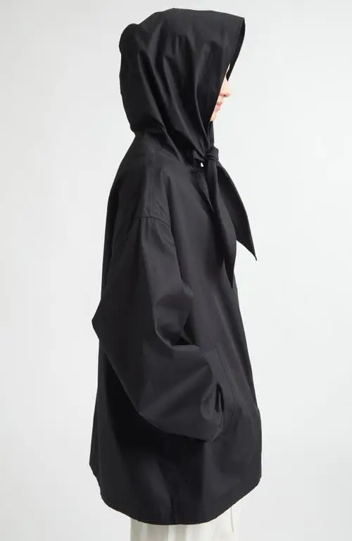 TOTEME Technical Cotton Scarf Jacket - Black