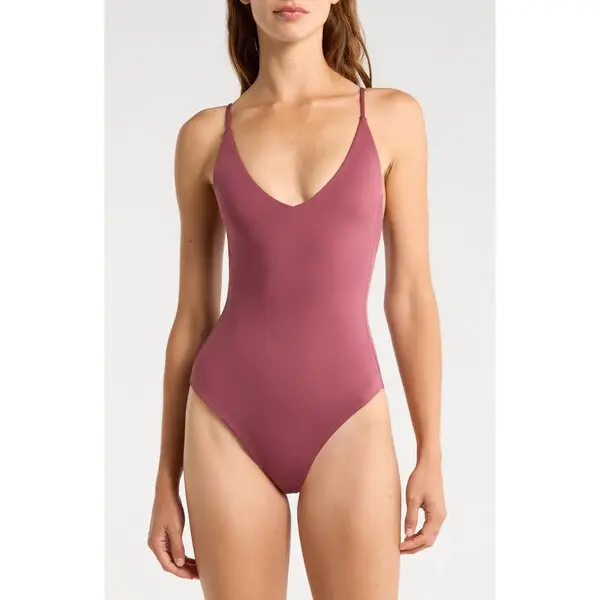LEFT ON FRIDAY Sunday One-piece Swimsuit - Desert Plum Purple