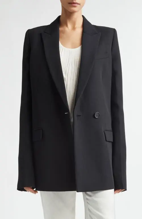 TOTEME Slim Tailored Double-breasted Blazer - Black