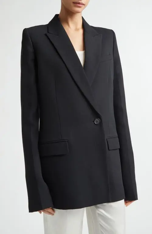 TOTEME Slim Tailored Double-breasted Blazer - Black