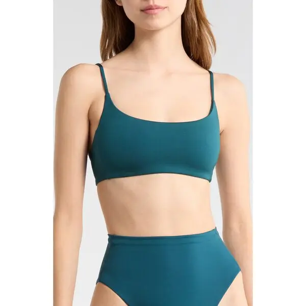LEFT ON FRIDAY Pool Days Bikini Top - Deep End