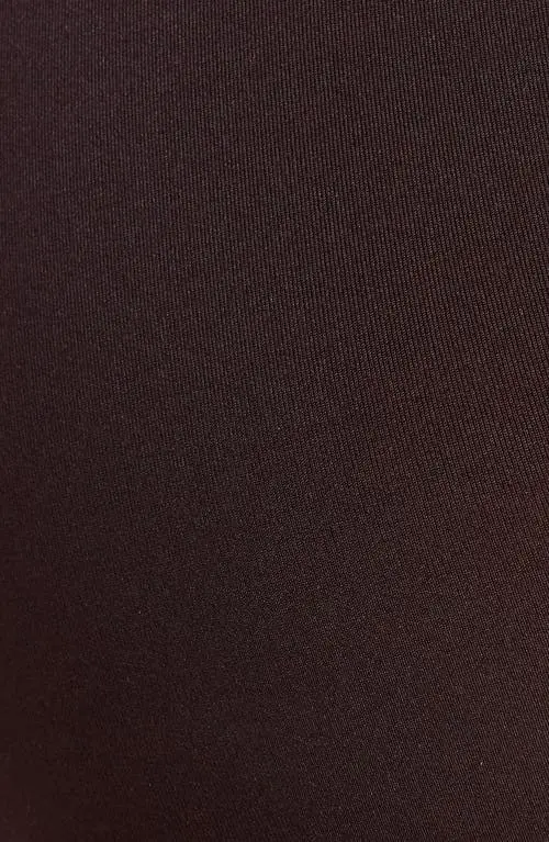 LEFT ON FRIDAY Plunge Bikini Top - Cold Brew Brown