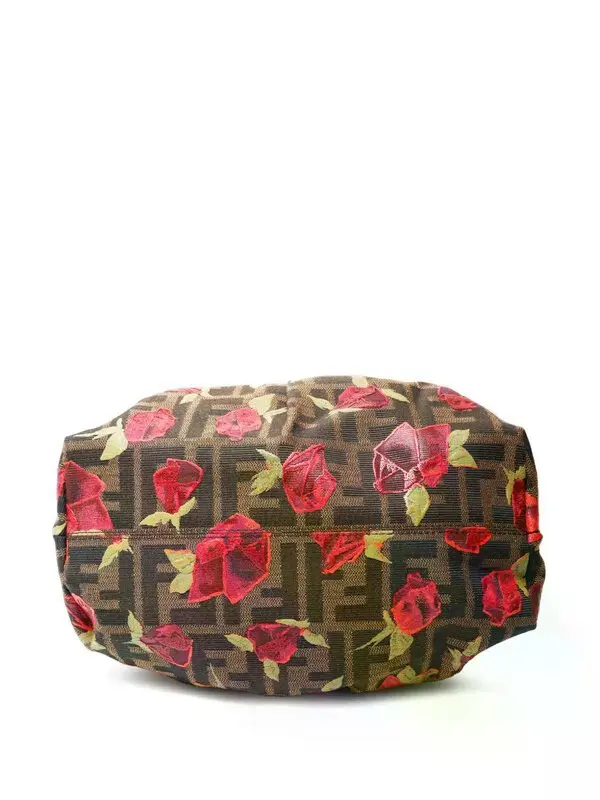 Fendi Zucca Floral-pattern Bucket Bag