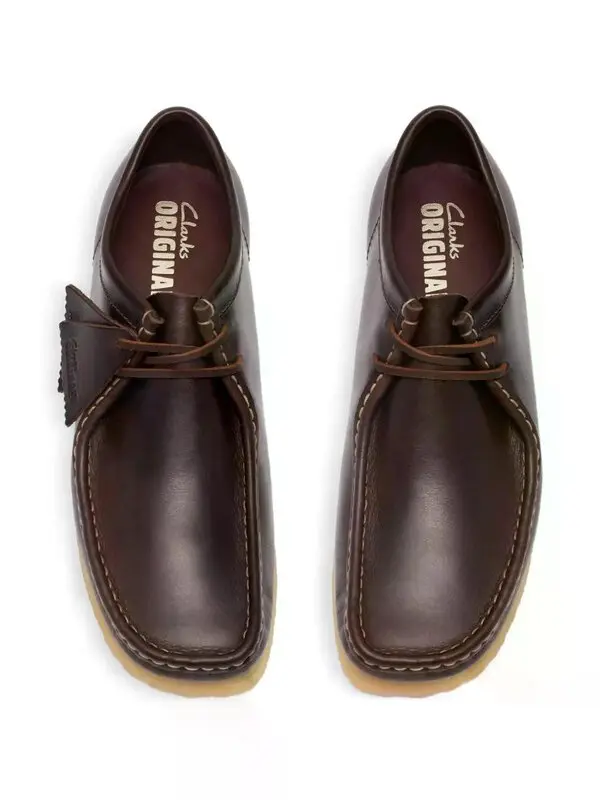 Clarks Wallabee Lace-up Leather Boots - Brown