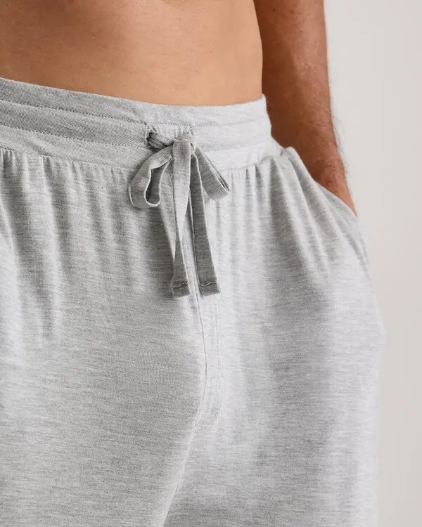 Quince Bamboo Jersey Lounge Jogger - Heather Grey