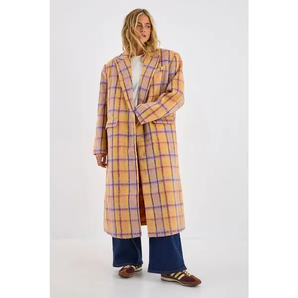 Nasty Gal Single Breasted Tailored Coat
