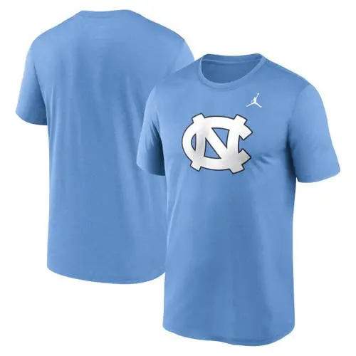 JORDAN BRAND Carolina Blue North Carolina Tar Heels Primetime Legend Logo T-shirt - Light Blue