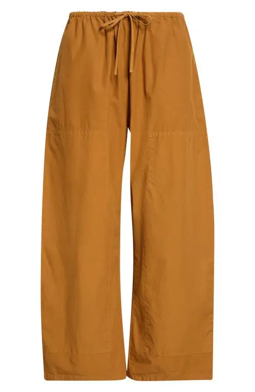 LESET Kyoto Cotton Crop Pants - Copper