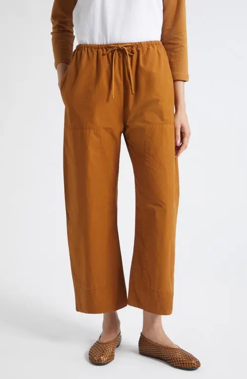 LESET Kyoto Cotton Crop Pants - Copper