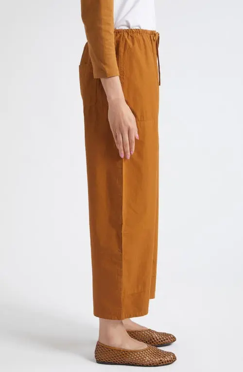 LESET Kyoto Cotton Crop Pants - Copper