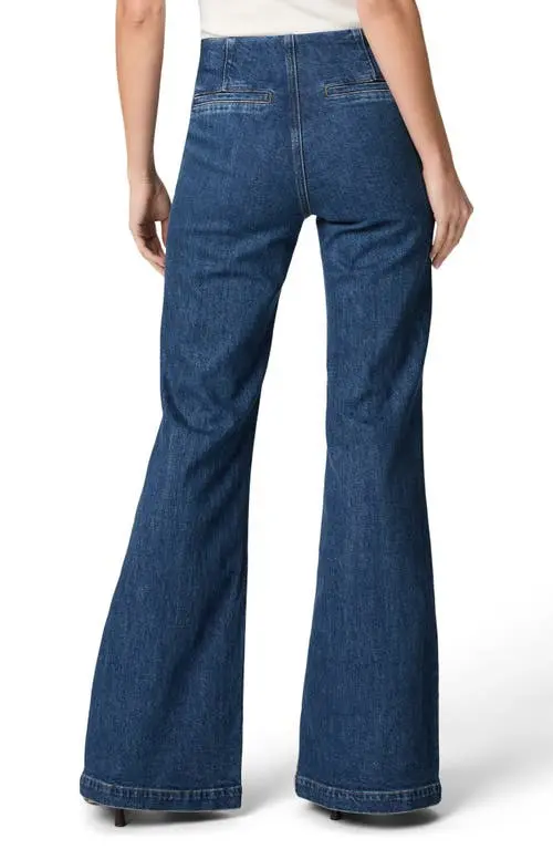 Paige Sofia Front Slit Flare Jeans