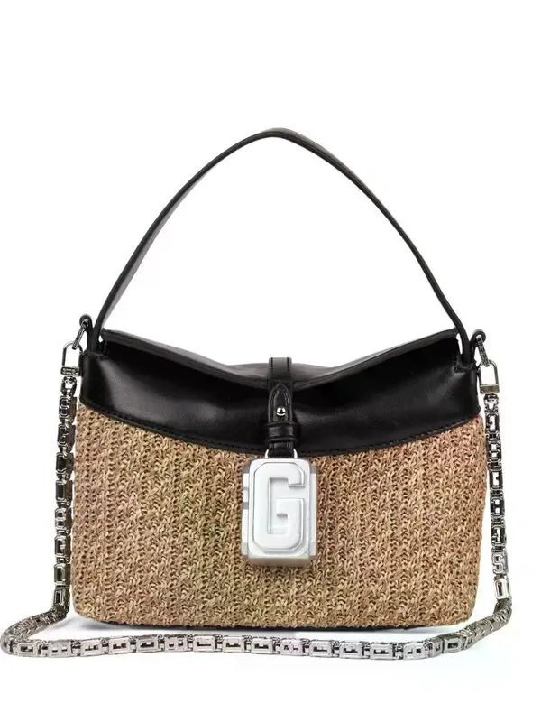 Gcds Mega Comma Shoulder Bag - Neutrals
