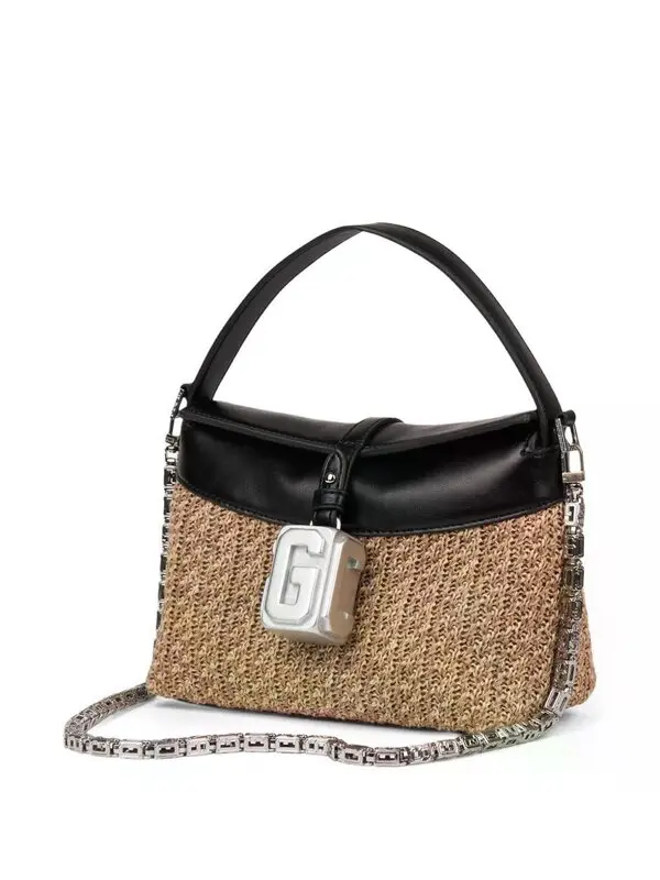 Gcds Mega Comma Shoulder Bag - Neutrals