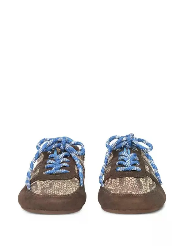 Gcds Snakeskin-print Sneakers