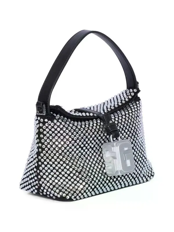 Gcds Mini Mega Comma Shoulder Bag - Silver