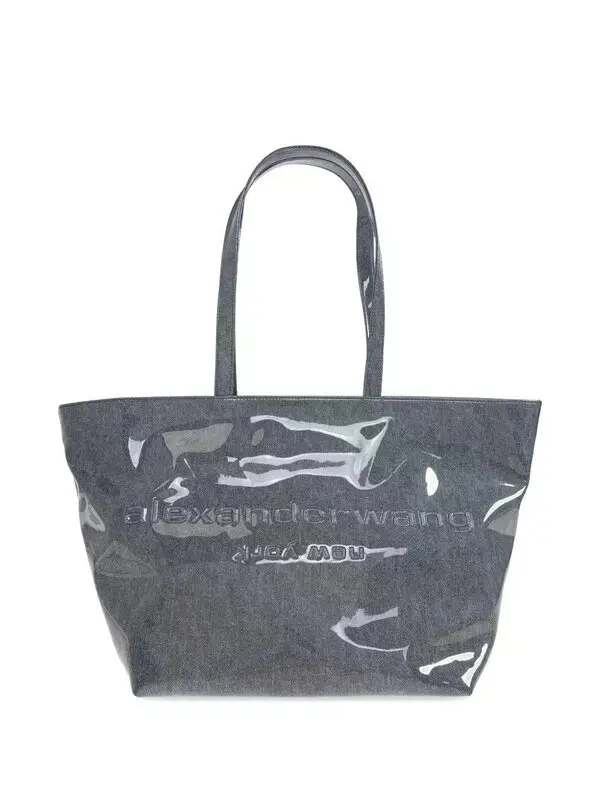 Alexander Wang Lacquered Denim Large Tote
