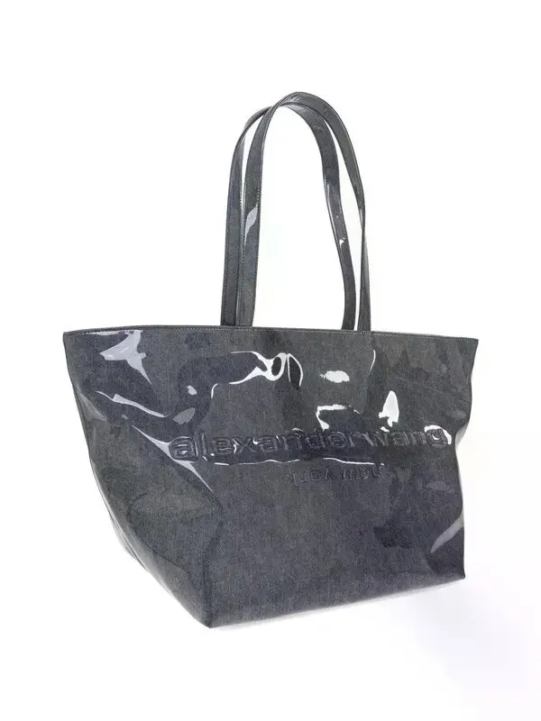 Alexander Wang Lacquered Denim Large Tote